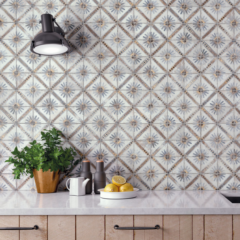 Merola Tile Harmonia 13" x 13" Ceramic Patterned Wall & Floor Tile & Reviews - Wayfair Canada